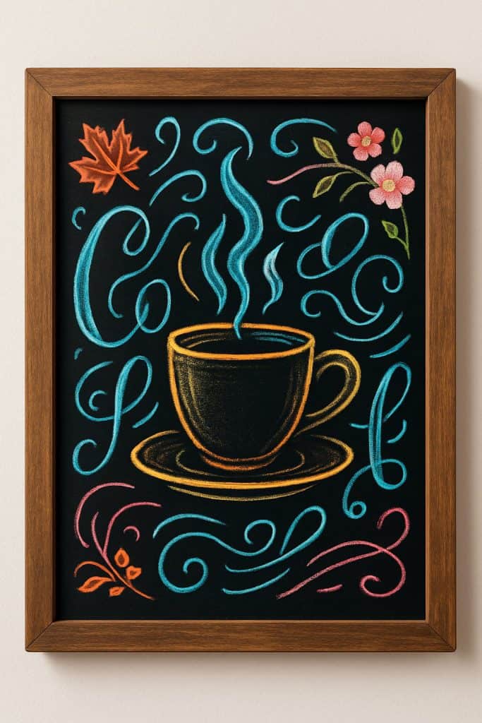 24 Coffee Chalkboard Art Ideas To Perk Up Your Kitchen Decor - Living ...