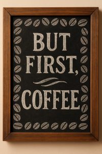 24 Coffee Chalkboard Art Ideas To Perk Up Your Kitchen Decor - Living ...