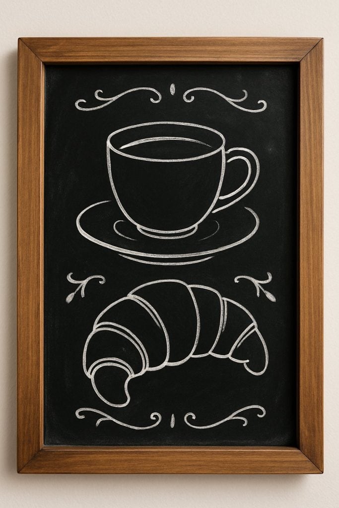 24 Coffee Chalkboard Art Ideas To Perk Up Your Kitchen Decor - Living ...