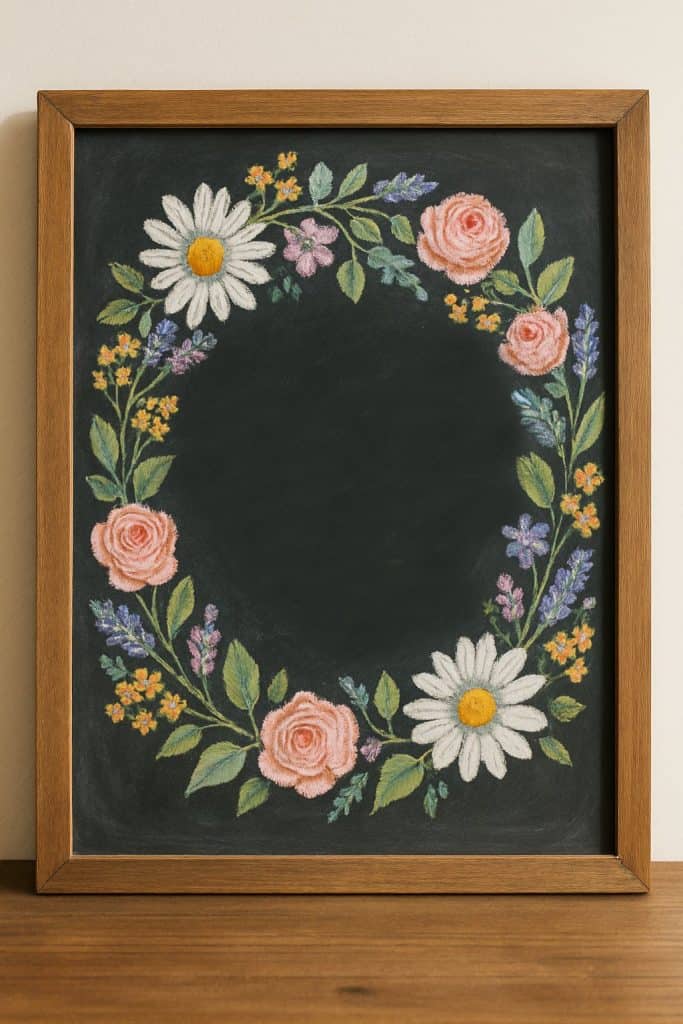 28 Flower Chalkboard Art Ideas to Brighten Up Your Space - Living Tickled