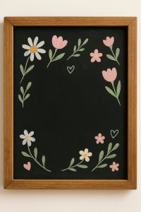 28 Flower Chalkboard Art Ideas to Brighten Up Your Space - Living Tickled