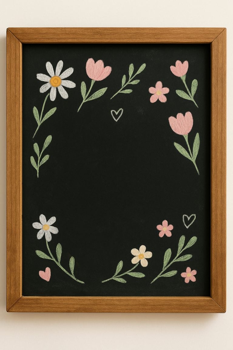 28 Flower Chalkboard Art Ideas to Brighten Up Your Space - Living Tickled