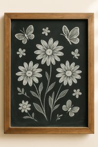 28 Flower Chalkboard Art Ideas to Brighten Up Your Space - Living Tickled