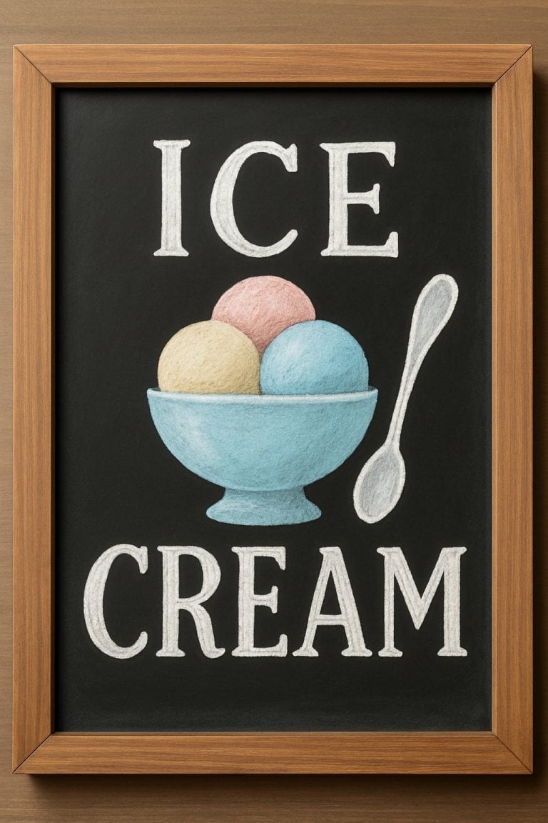 27 Ice Cream Chalkboard Art Ideas To Sweeten Up Your Space - Living Tickled