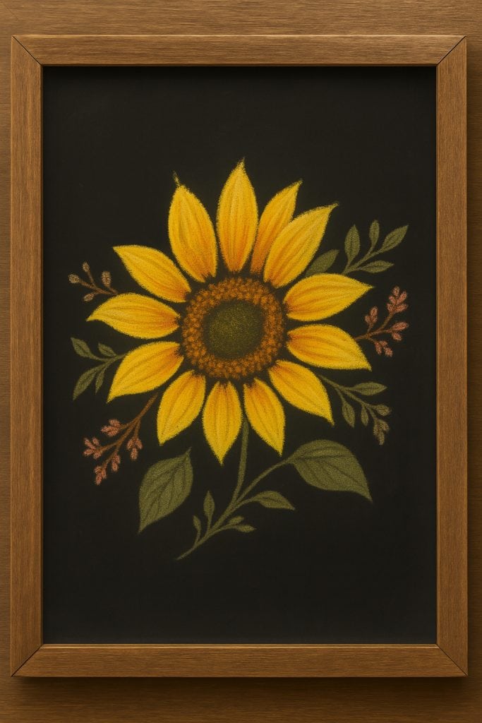 24 Sunflower Chalkboard Art Ideas to Brighten Your Space - Living Tickled