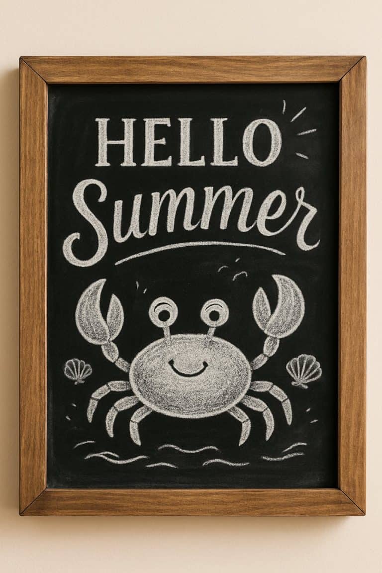 29 Summer Chalkboard Art Ideas That Bring Sunshine Indoors - Living Tickled