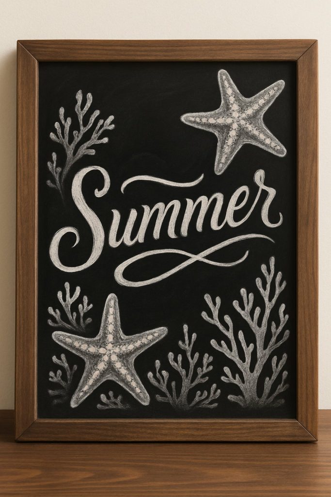 29 Summer Chalkboard Art Ideas That Bring Sunshine Indoors - Living Tickled