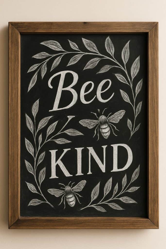 21 Bee Chalkboard Art Ideas That Offer Cheer and Charm - Living Tickled