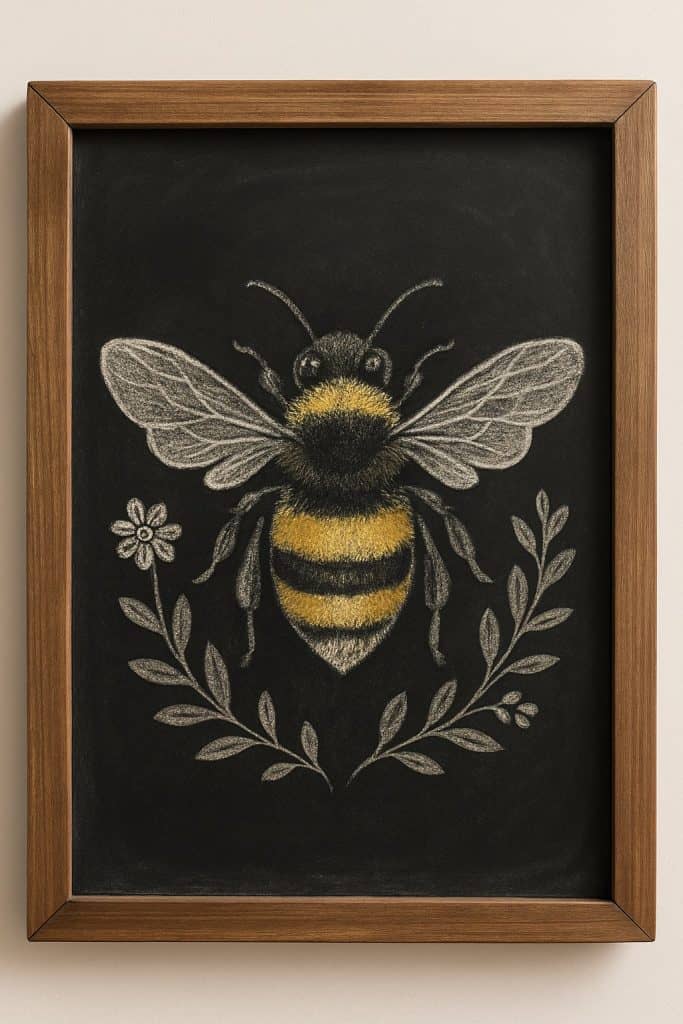 21 Bee Chalkboard Art Ideas That Offer Cheer and Charm - Living Tickled