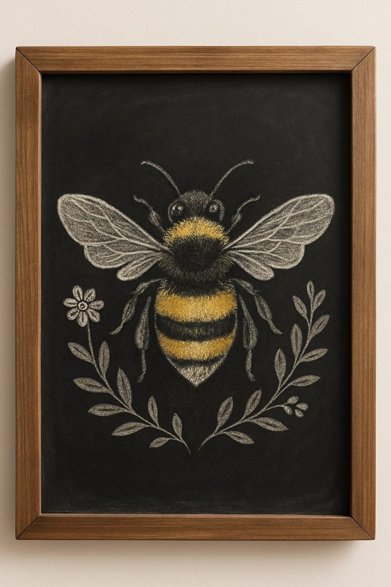 21 Bee Chalkboard Art Ideas That Offer Cheer and Charm - Living Tickled