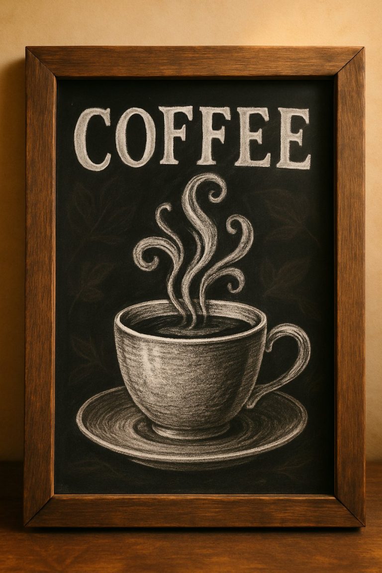 24 Coffee Chalkboard Art Ideas To Perk Up Your Kitchen Decor - Living ...
