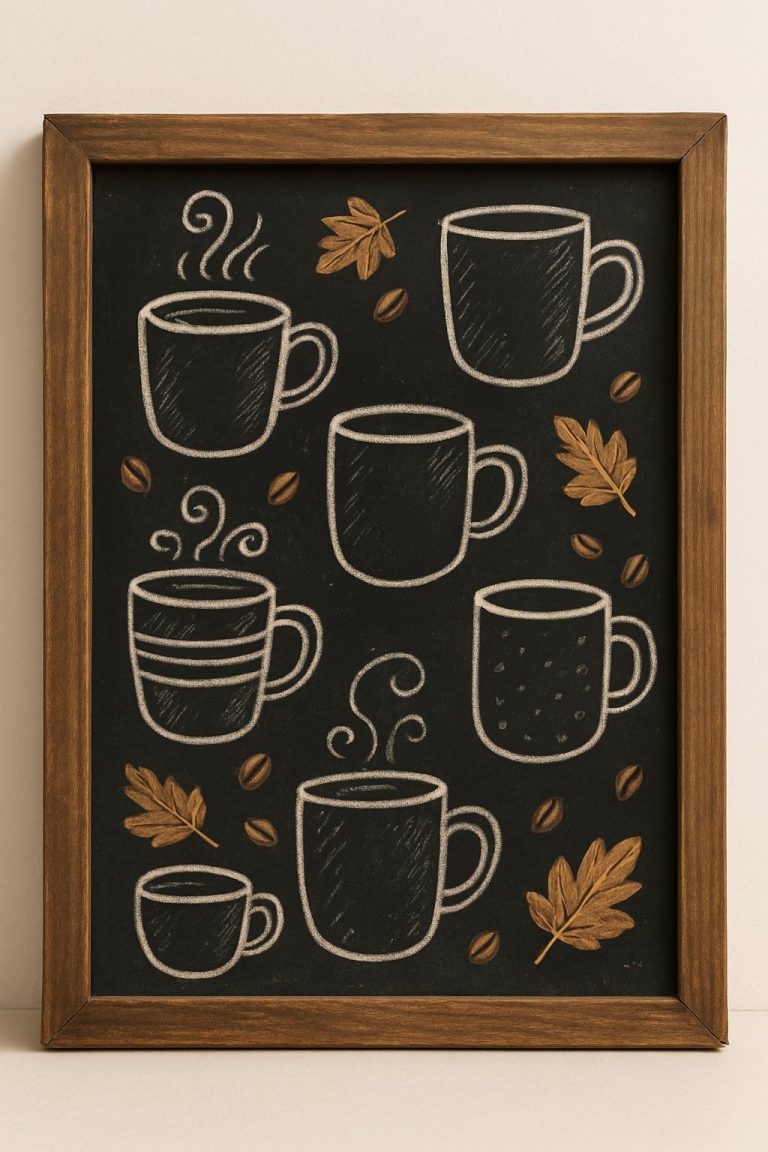 24 Coffee Chalkboard Art Ideas To Perk Up Your Kitchen Decor - Living ...