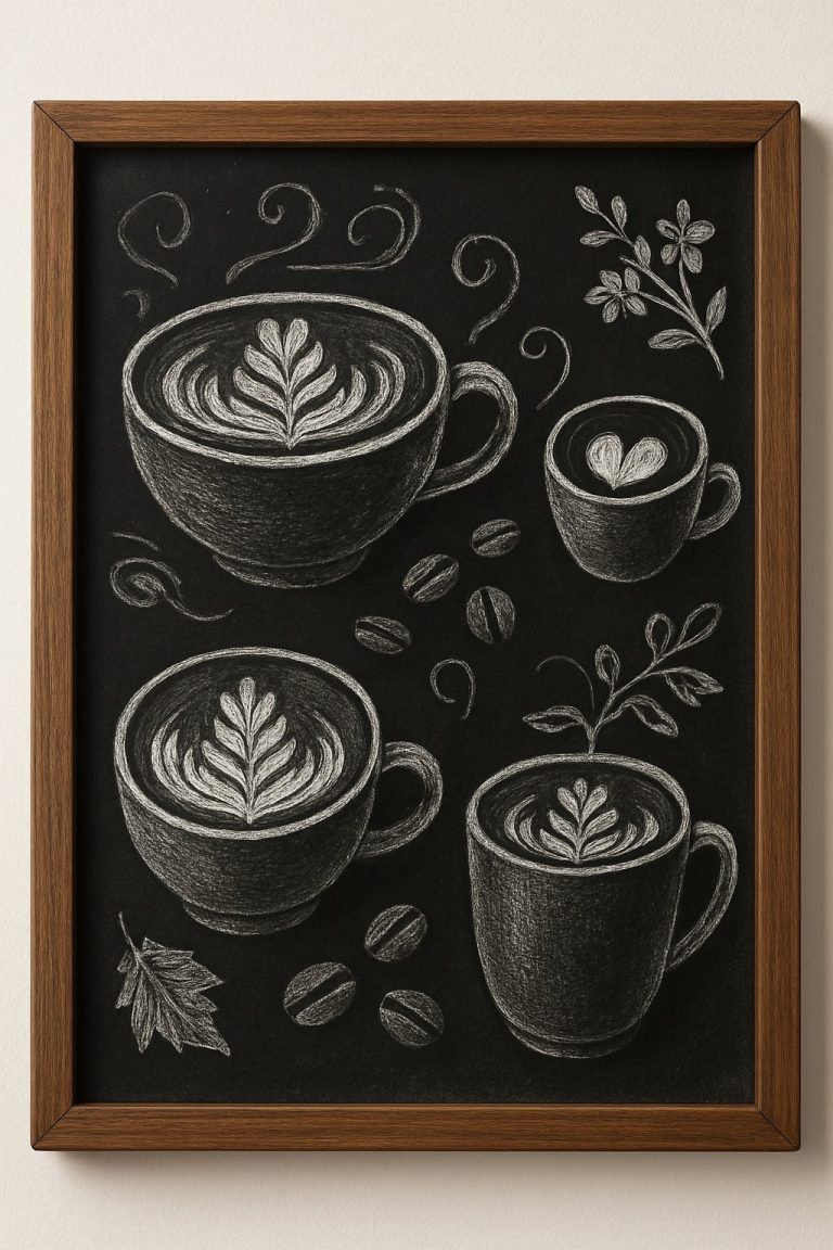24 Coffee Chalkboard Art Ideas To Perk Up Your Kitchen Decor - Living ...