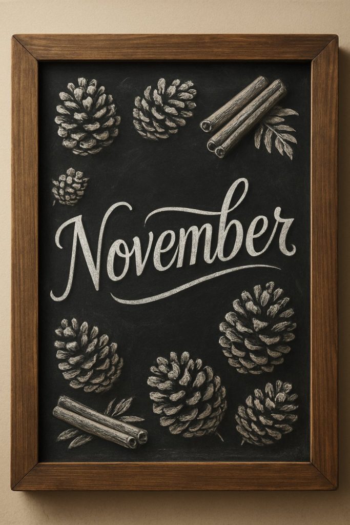 24 November Chalkboard Art Ideas for Your Monthly Creativity