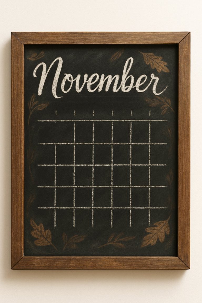 24 November Chalkboard Art Ideas for Your Monthly Creativity
