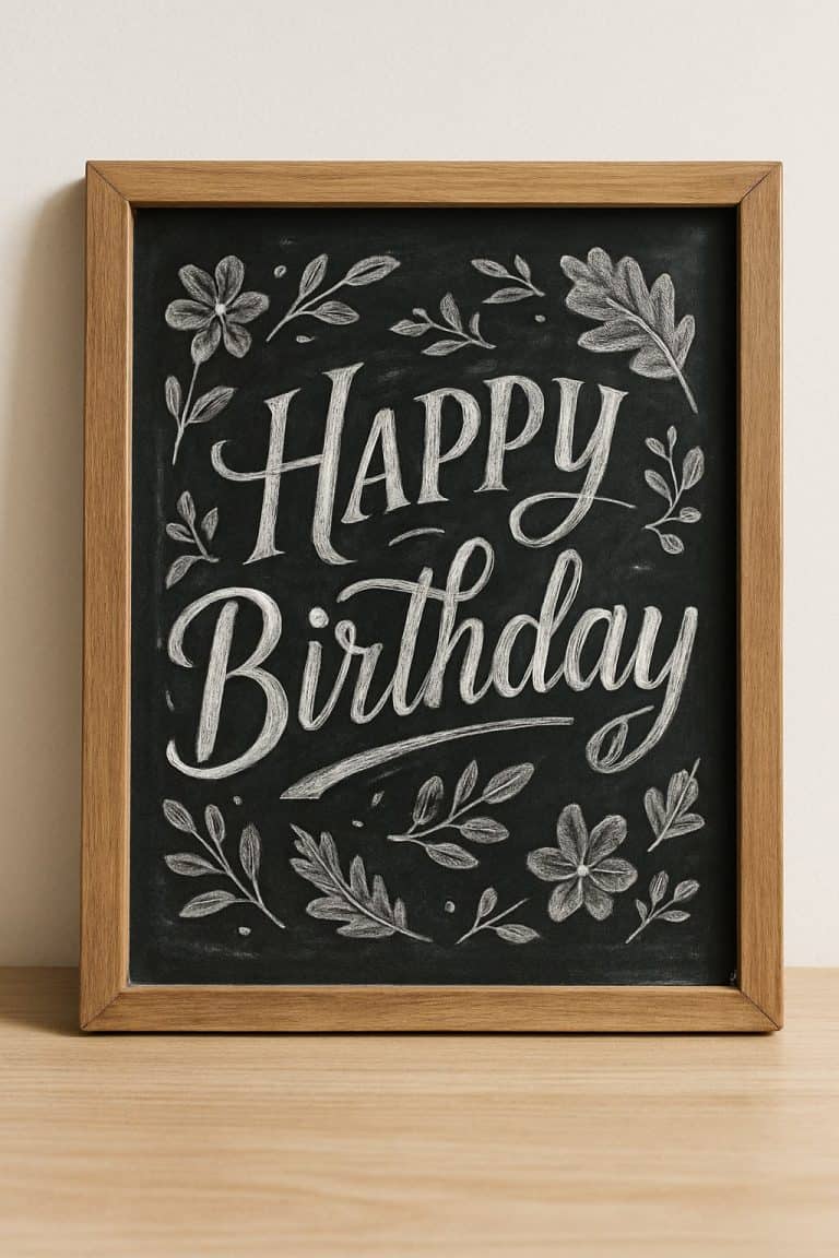 17 Happy Birthday Chalkboard Art Ideas to Brighten Your Celebration ...