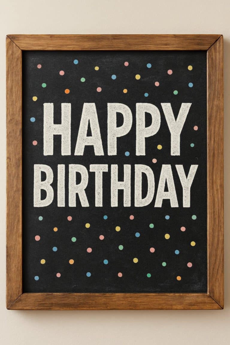 17 Happy Birthday Chalkboard Art Ideas to Brighten Your Celebration ...