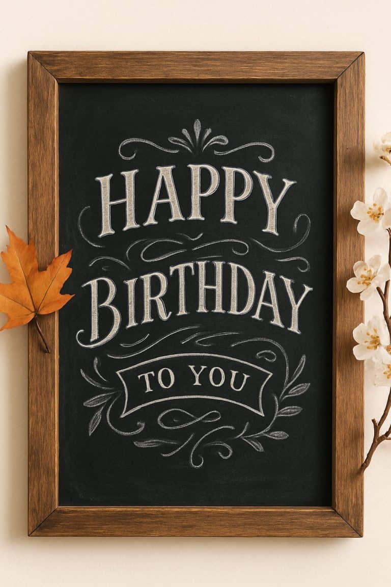 17 Happy Birthday Chalkboard Art Ideas to Brighten Your Celebration ...