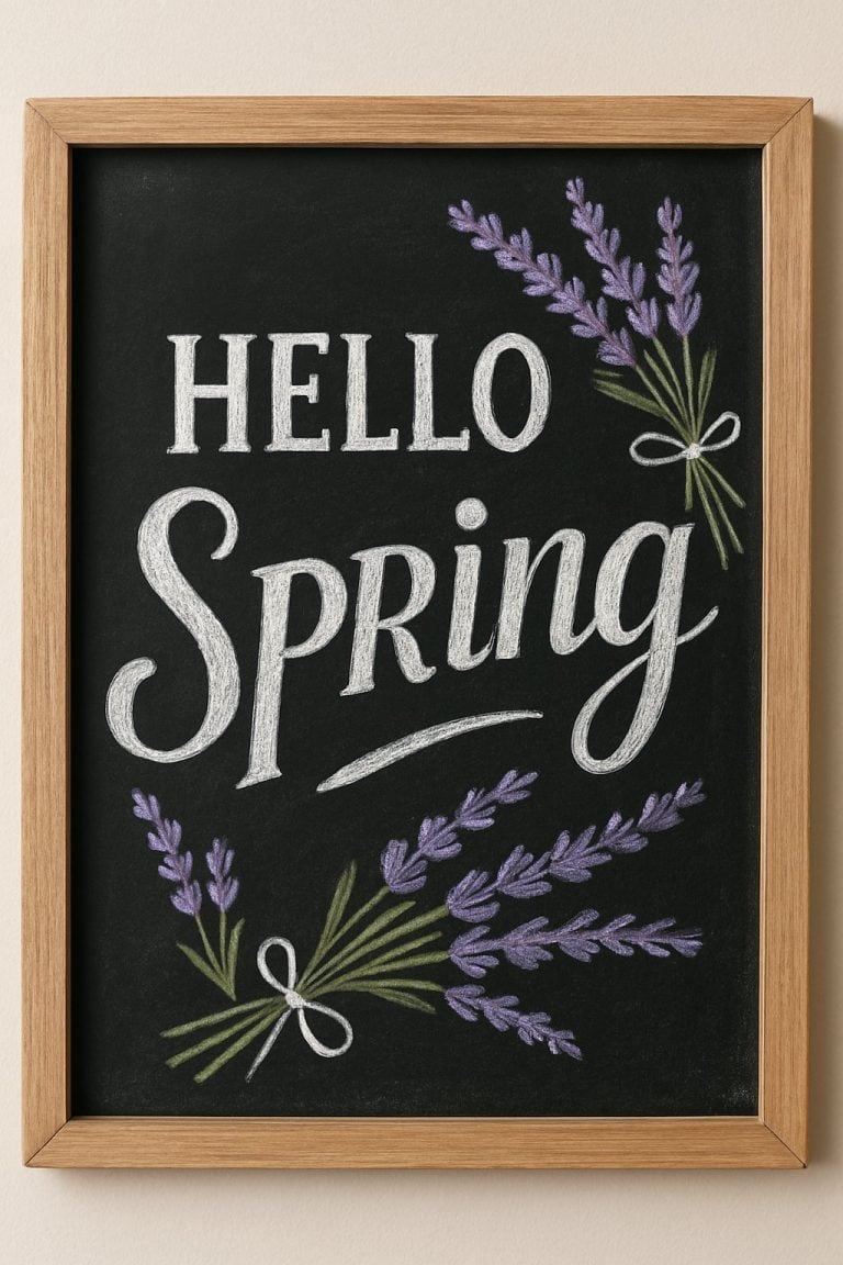28 Flower Chalkboard Art Ideas to Brighten Up Your Space - Living Tickled