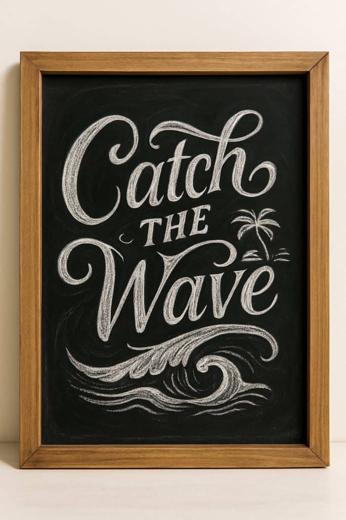 26 Beach Chalkboard Art Ideas to Brighten Up Your Summer Decor - Living ...