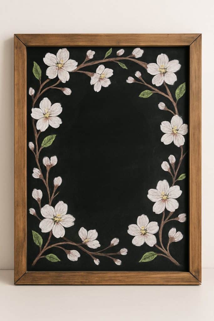 28 Flower Chalkboard Art Ideas to Brighten Up Your Space - Living Tickled