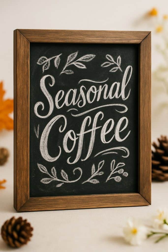 20 Cafe Chalkboard Art Ideas That Draw Smiles and Crowds - Living Tickled