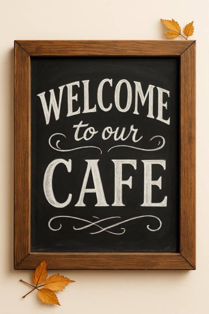 20 Cafe Chalkboard Art Ideas That Draw Smiles and Crowds - Living Tickled