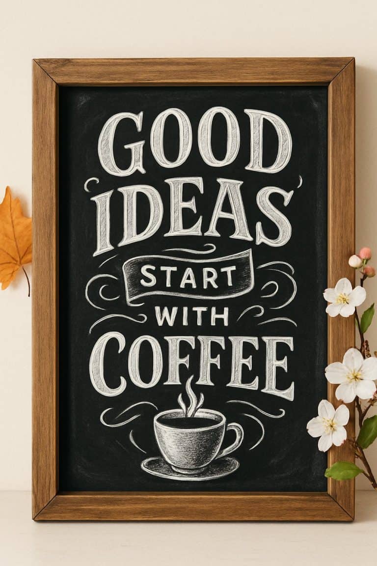 20 Cafe Chalkboard Art Ideas That Draw Smiles and Crowds - Living Tickled