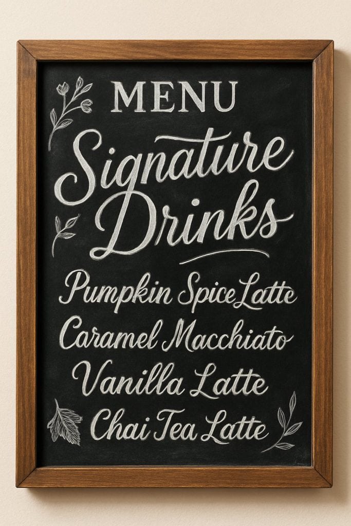 20 Cafe Chalkboard Art Ideas That Draw Smiles and Crowds - Living Tickled