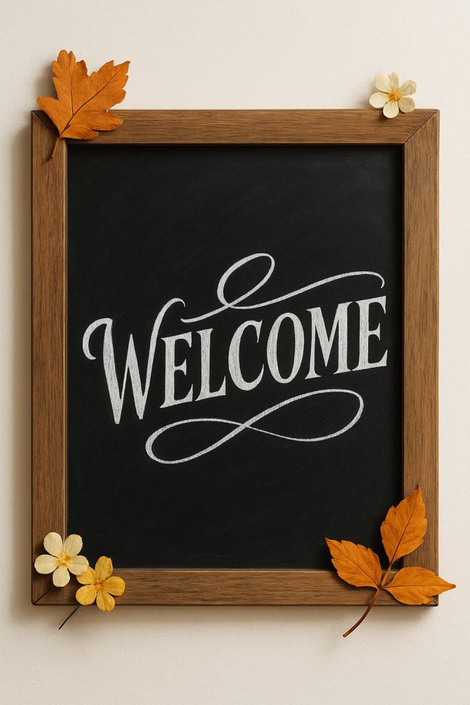 21 Welcome Chalkboard Art Ideas to Inspire Your Entrance Decor - Living ...