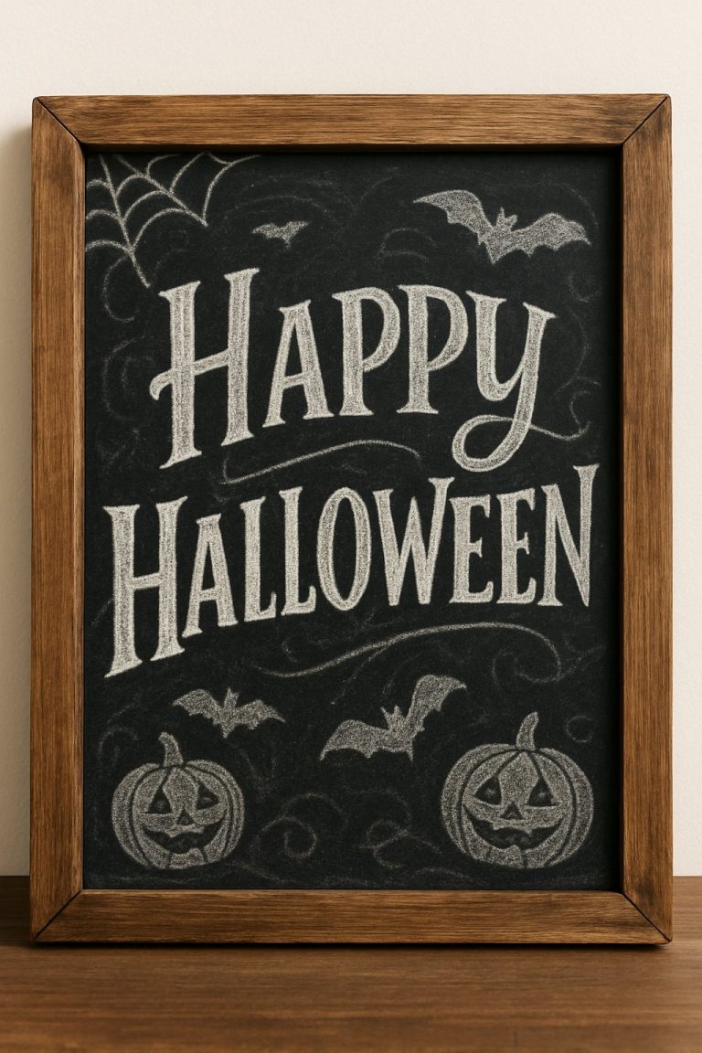 20 Spooky Chalkboard Art Ideas to Haunt Your Halloween Decor