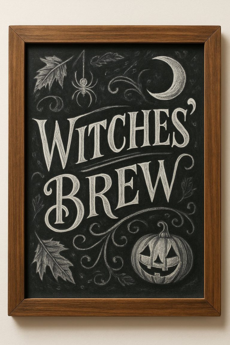20 Spooky Chalkboard Art Ideas to Haunt Your Halloween Decor