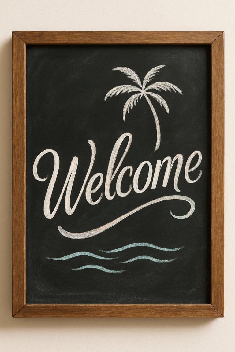 21 Welcome Chalkboard Art Ideas to Inspire Your Entrance Decor - Living ...