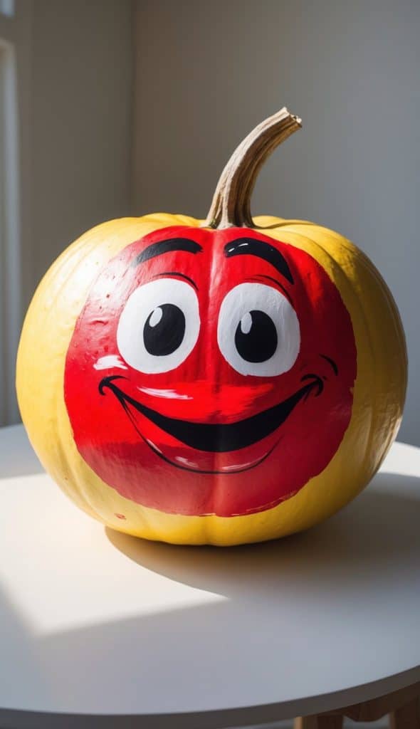 15 M & M Painted Pumpkin Ideas for a Sweet & Colorful Halloween Display ...