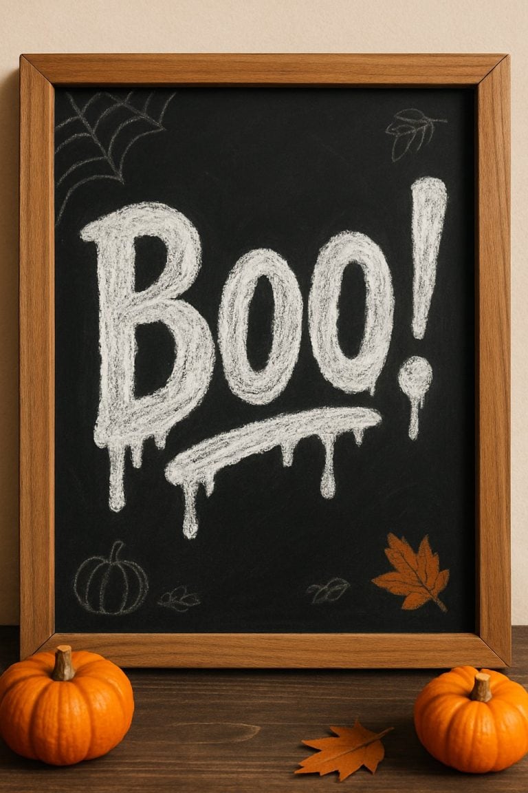29 Halloween Chalkboard Art Ideas That Are Wickedly Creative