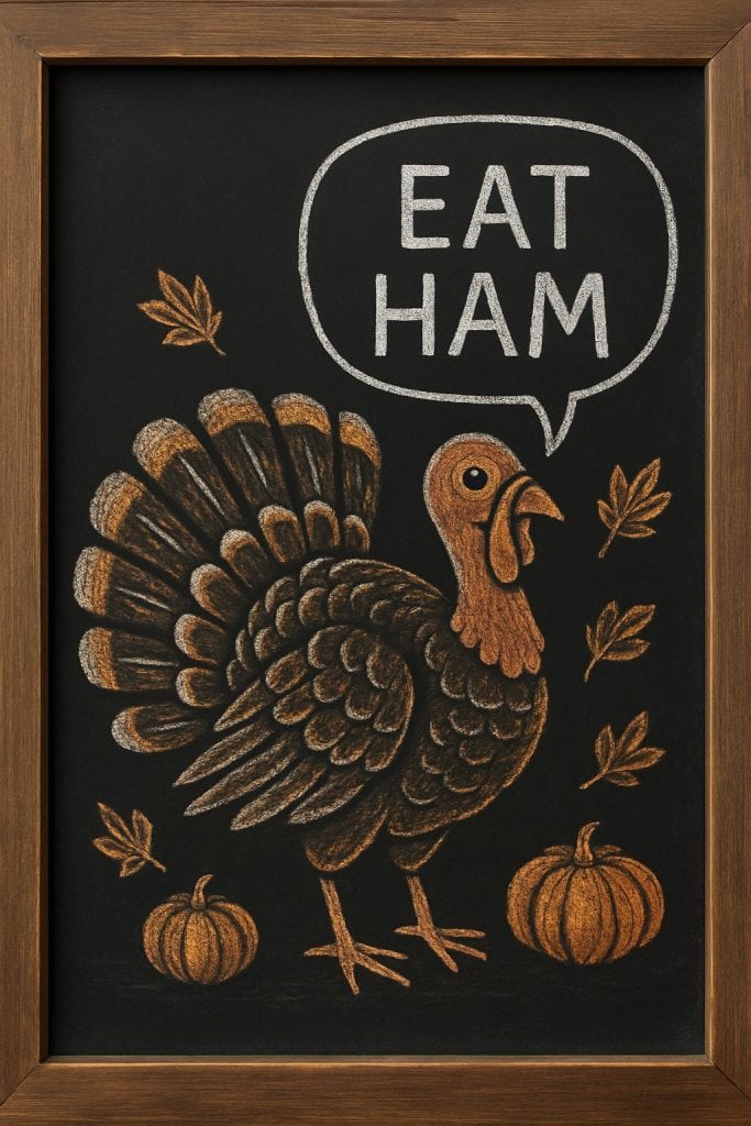 23 Turkey Chalkboard Art Ideas to Try This Thanksgiving Season