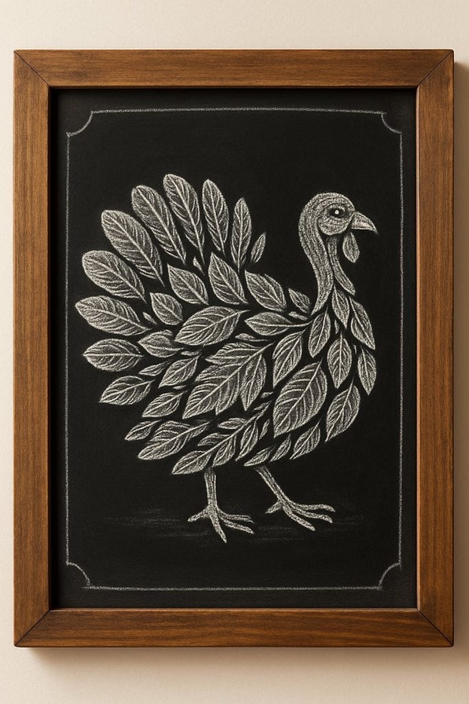 23 Turkey Chalkboard Art Ideas to Try This Thanksgiving Season