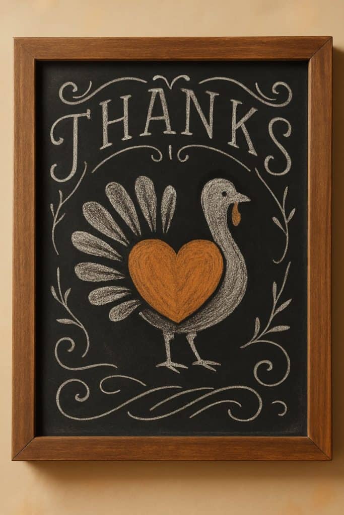 23 Turkey Chalkboard Art Ideas to Try This Thanksgiving Season