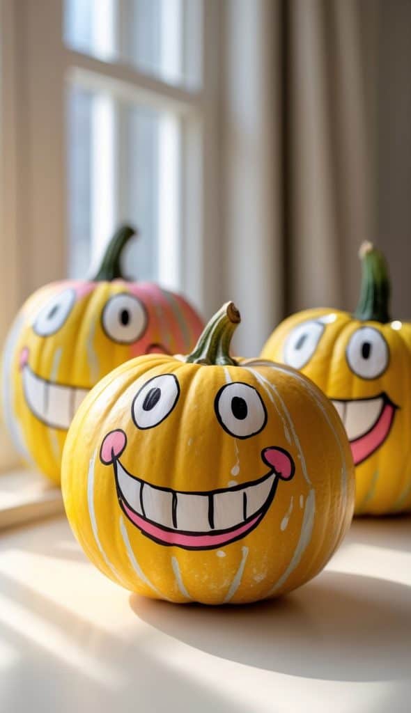 18 Funny Painted Pumpkin Ideas for a Laugh-Filled Halloween - Living ...