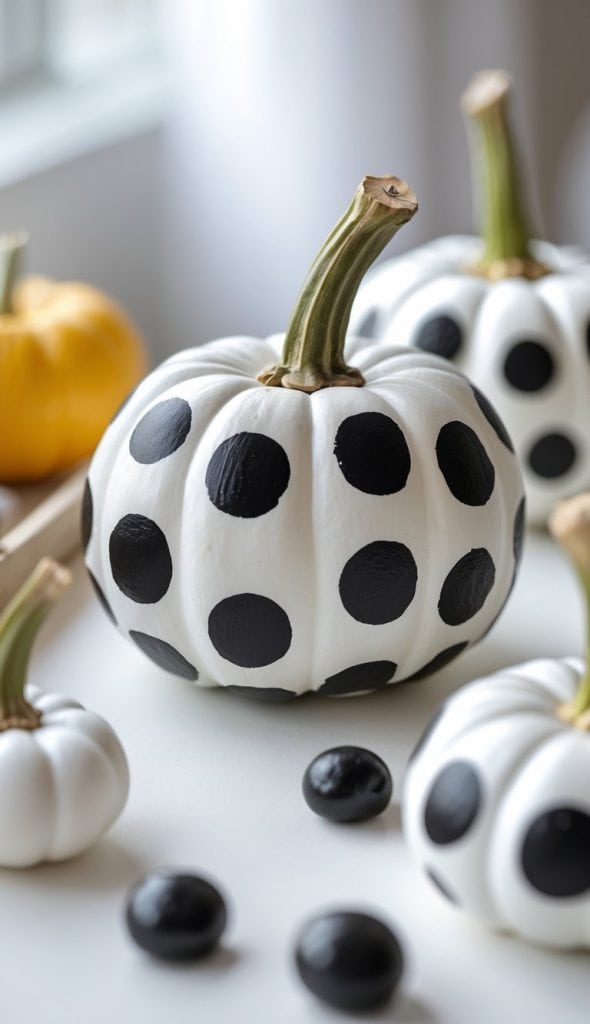 20 Mini Painted Pumpkin Ideas That Are Easy and Charming