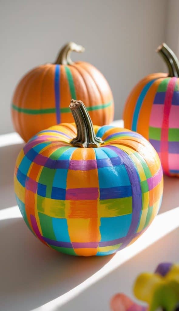 27 Plaid Painted Pumpkin Ideas for Cozy & Creative Fall Decor - Living ...