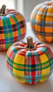 27 Plaid Painted Pumpkin Ideas for Cozy & Creative Fall Decor - Living ...