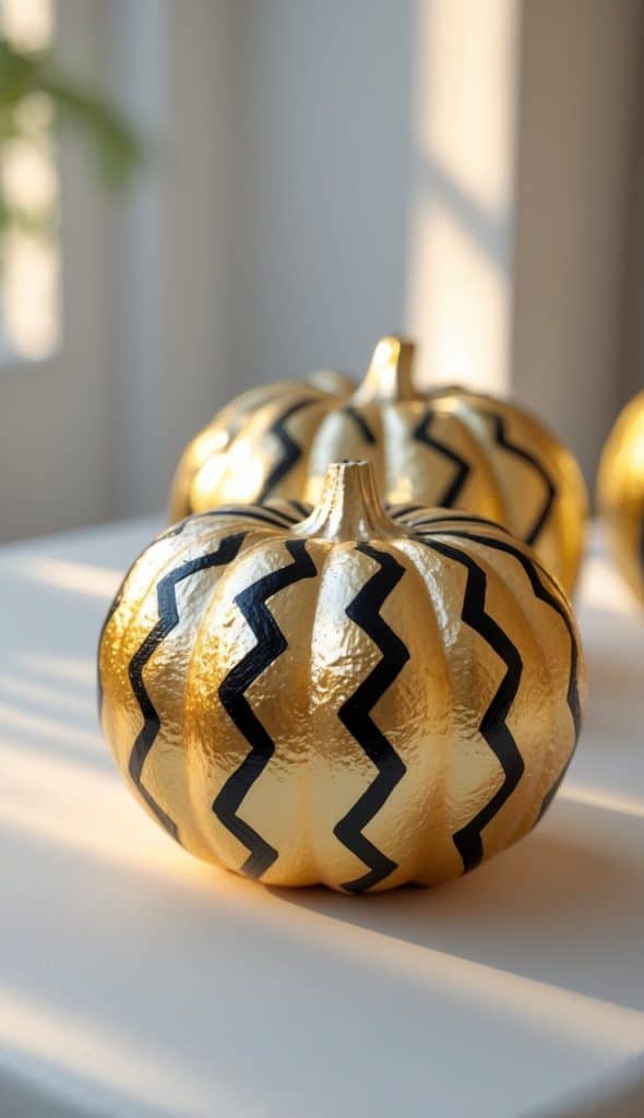 20 Gold Painted Pumpkin Ideas To Glam Up Your Fall Decor - Living Tickled