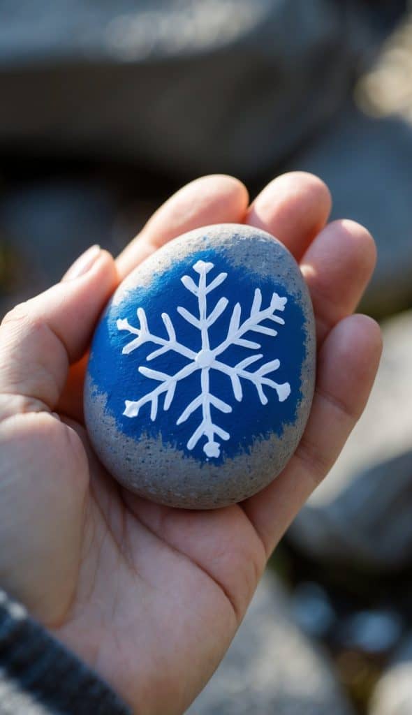 29 Winter Painted Rock Ideas That Add Cheer to Cold Days
