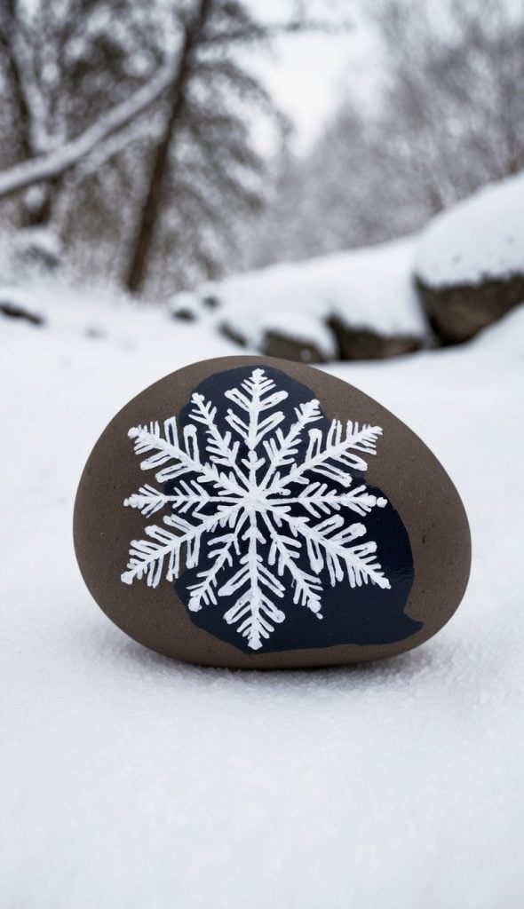 29 Winter Painted Rock Ideas That Add Cheer to Cold Days