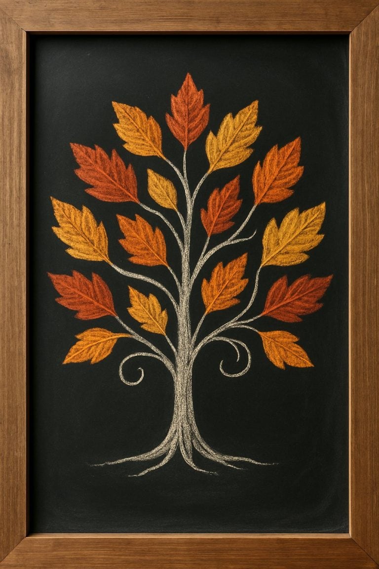 16 September Chalkboard Art Ideas for Welcoming Autumn Creativity