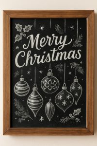 21 Christmas Chalkboard Art Ideas: Festive Designs for a Merry Holiday