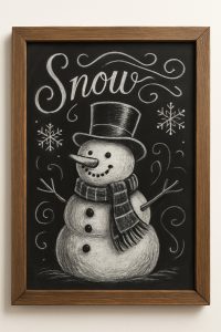 47 Winter Chalkboard Art Ideas to Brighten Up Your Season