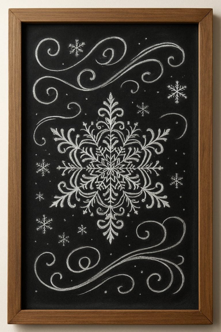 47 Winter Chalkboard Art Ideas to Brighten Up Your Season