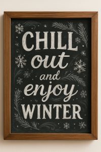 47 Winter Chalkboard Art Ideas to Brighten Up Your Season